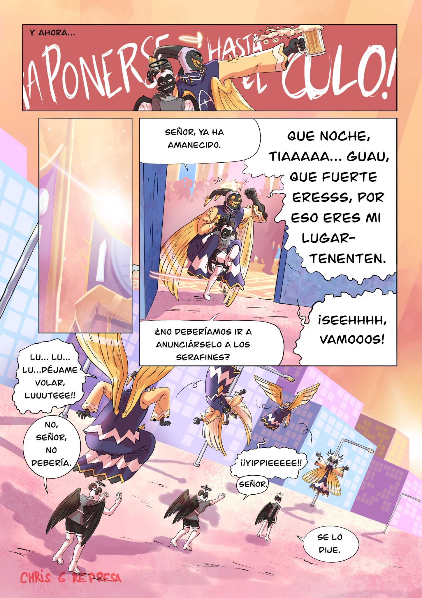 Adam x Lute comic – Chapter 1 / Capítulo 1 | Chris G. Represa