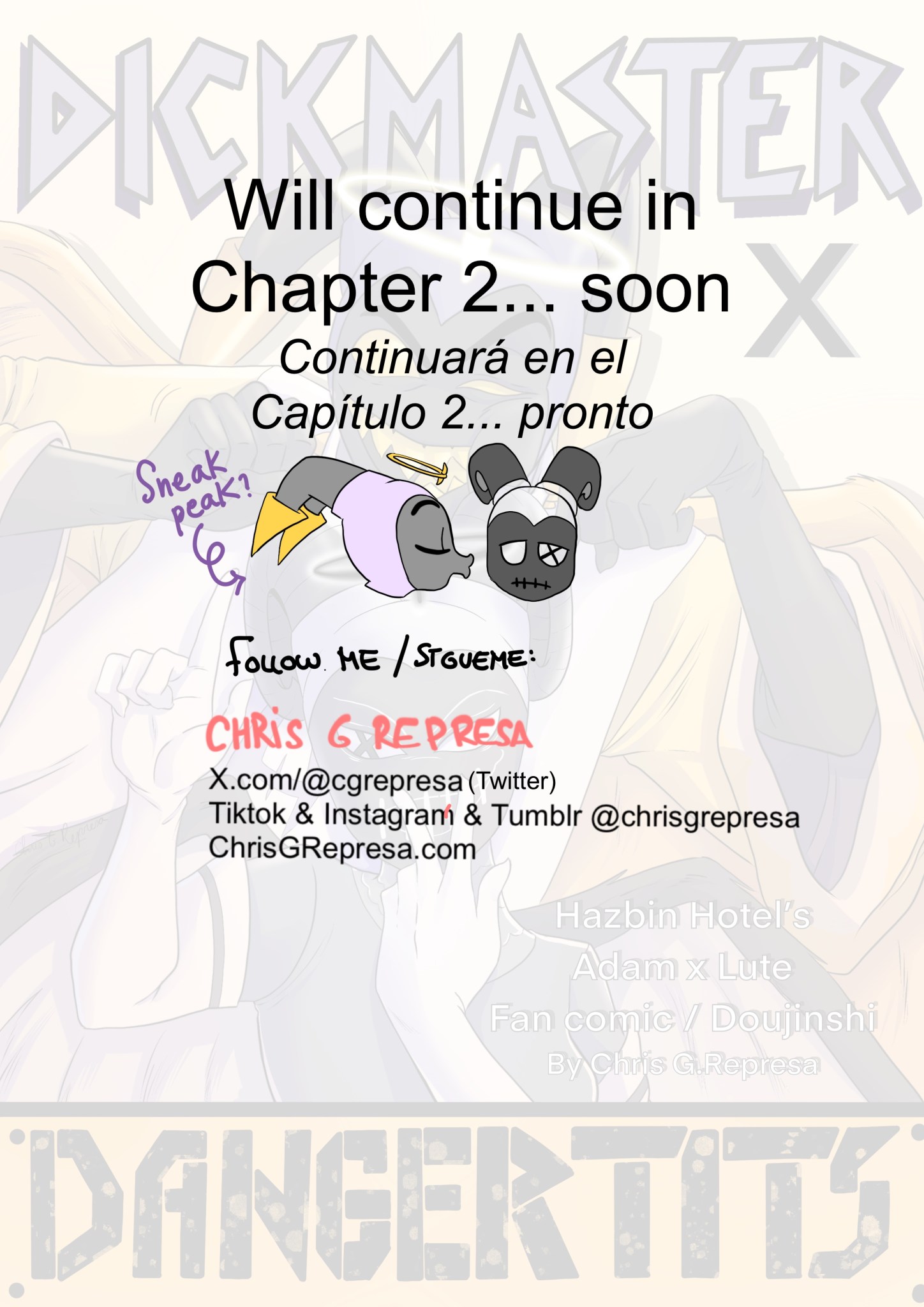 Adam x Lute comic – Chapter 1 / Capítulo 1 – Chris G. Represa